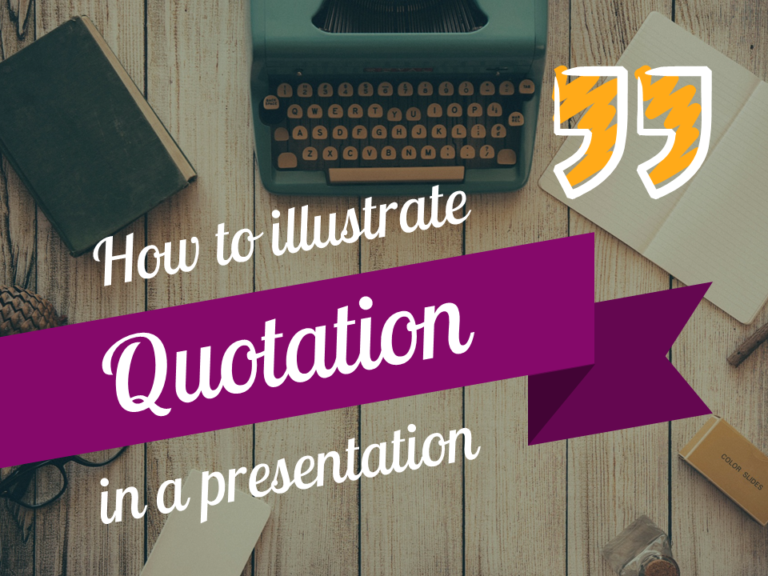how to illustrate quotation in a presentation slide - Blog - Creative ...