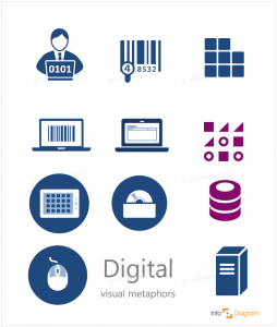 digital symbol flat icons ppt - Blog - Creative Presentations Ideas