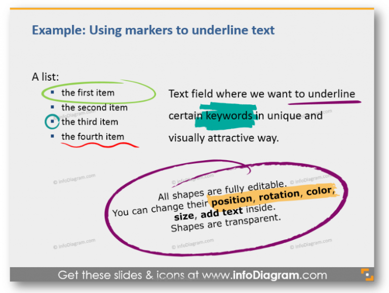 marker example underline text - Blog - Creative Presentations Ideas