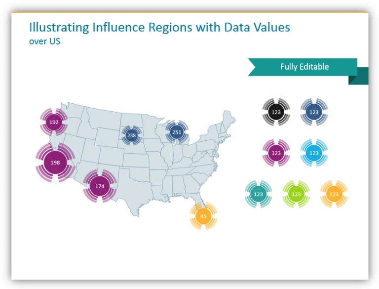 Demonstrate your Business Presence and Influence with Map Graphics