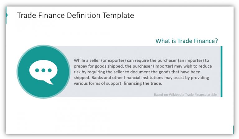 Global Trade Finance Explained with Presentation Diagrams