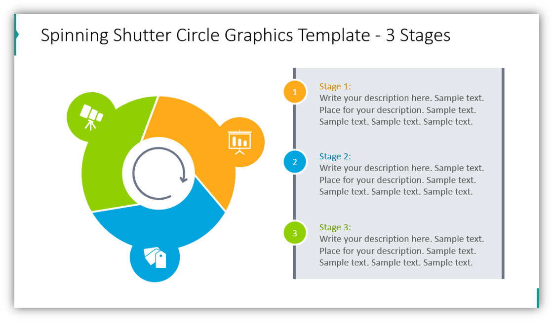 Create Effective PPT Presentations with Modern Shutter and Circle ...