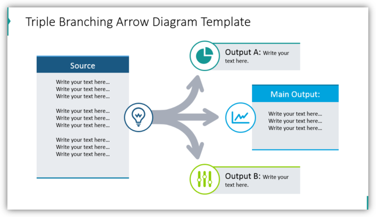 Presenting Process Flow Clearly with Arrow Diagram Graphics