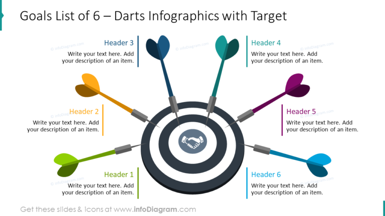 Use Target Bullseye Graphics to Make Objective Presentations Creative Use Target Bullseye Graphics to Make Objective Presentations Creative