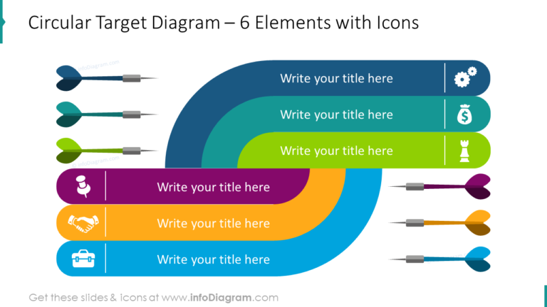 Use Target Bullseye Graphics to Make Objective Presentations Creative Use Target Bullseye Graphics to Make Objective Presentations Creative