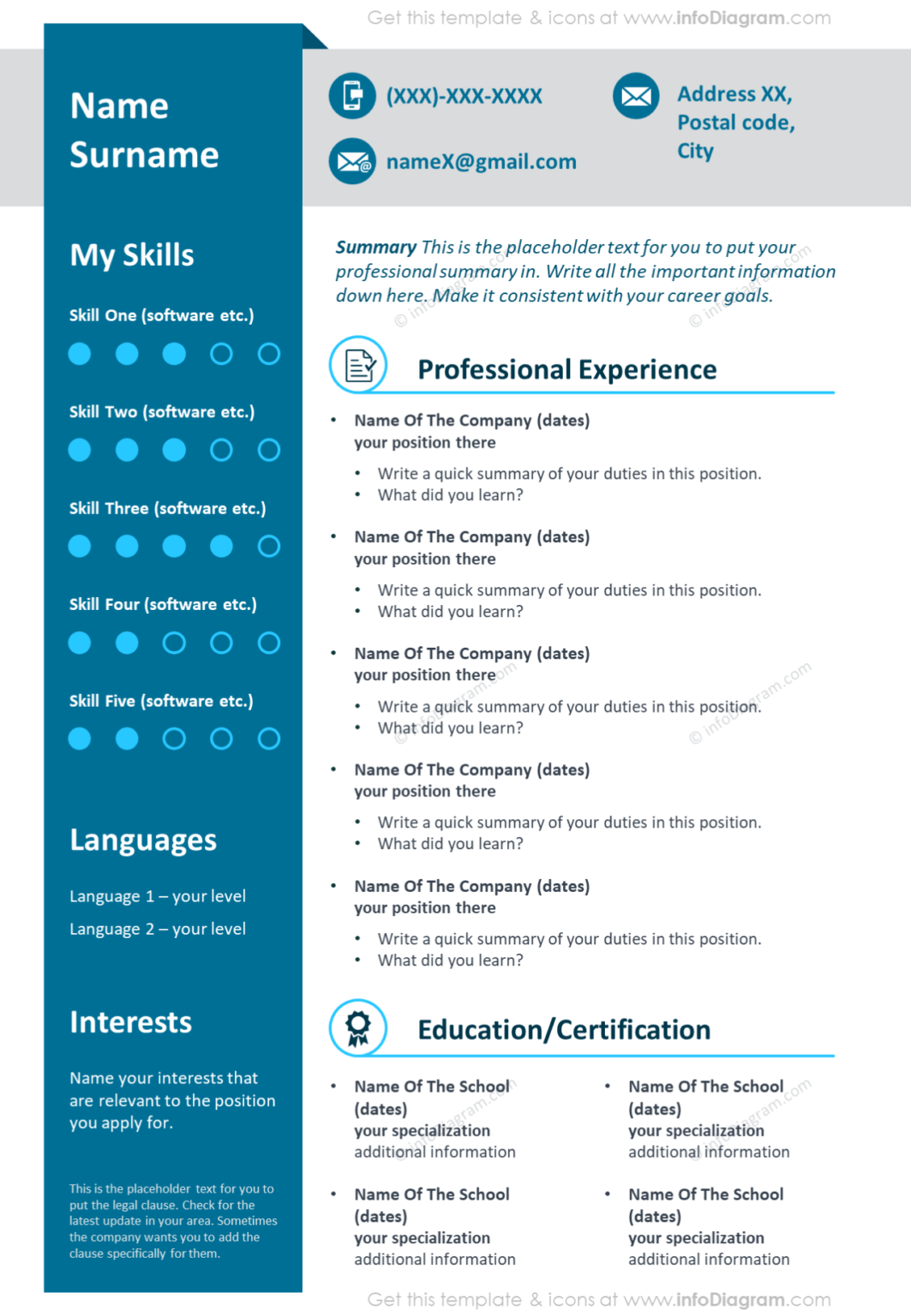 Job Hunting? Stand Out With a Modern Graphical Resume