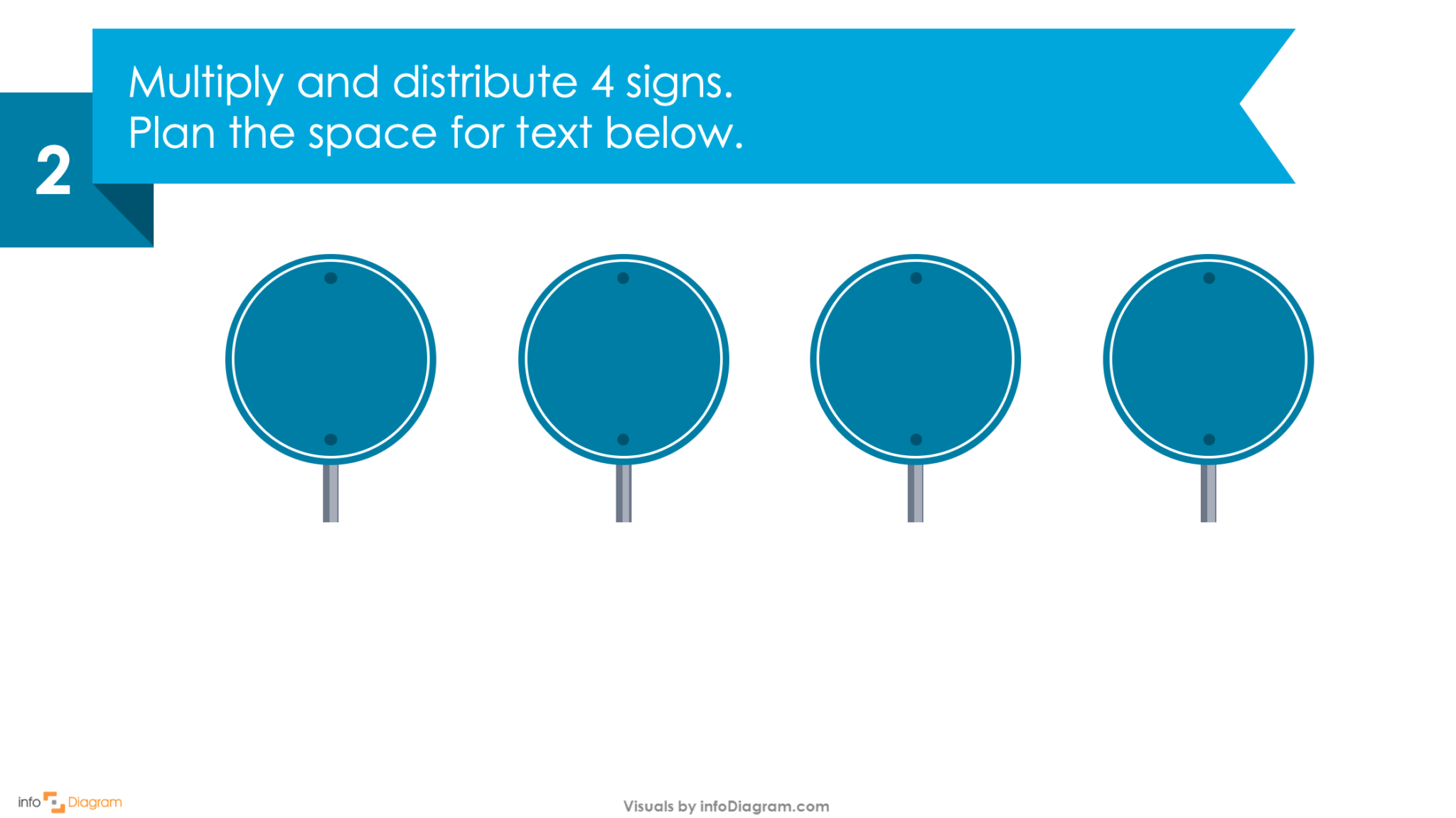 Use Road Sign Infographics to Show Strategies and Processes Creatively