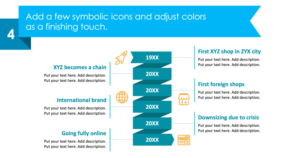Present An Established Mature Company History In PowerPoint