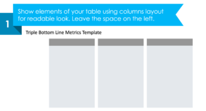 How to Illustrate Triple Bottom Line Business Model Creatively in ...