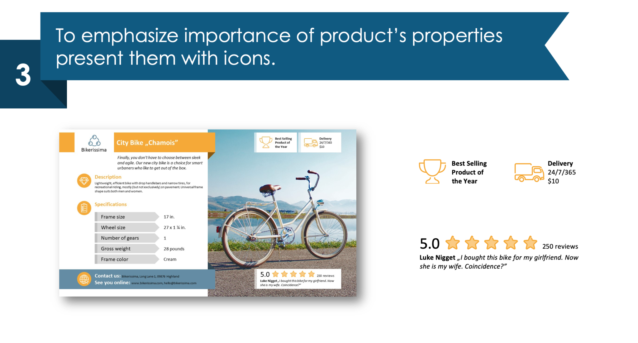4 Ways to Showcase Your Non-Digital Product Using One-pager Slides