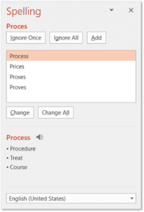 Guarantee a Professional Presentation Experience: Spellcheck Tool