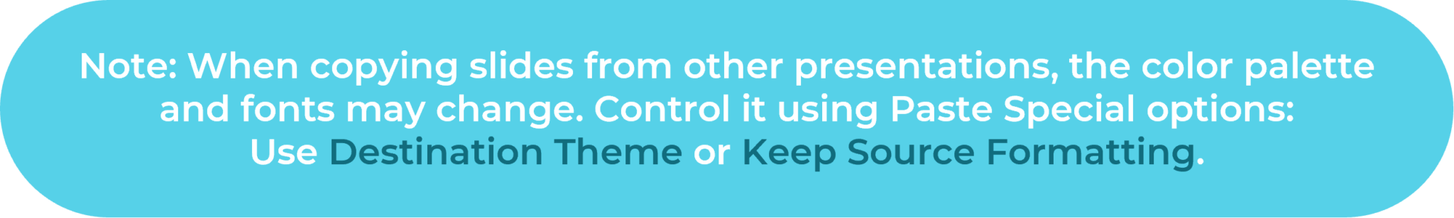 Consistency Hints: How to Avoid Messy Slide Look