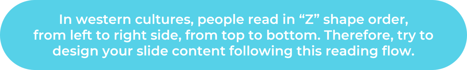 How to Make Presentation Slide Reading Flow Easy-to-follow