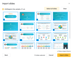 Using Google Slides with infoDiagram